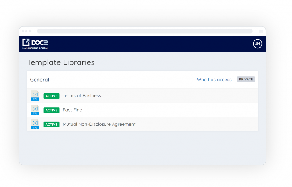Template library *Feature spotlight* - Doc2